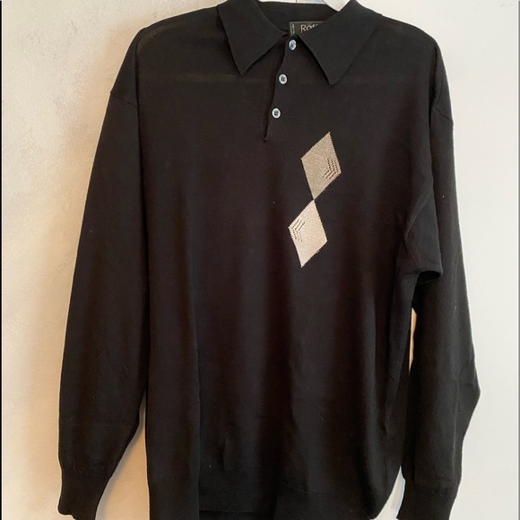 Raffi | Sweaters | Raffi Linea Uomo 3 Button And Collar Sweater Made In ...